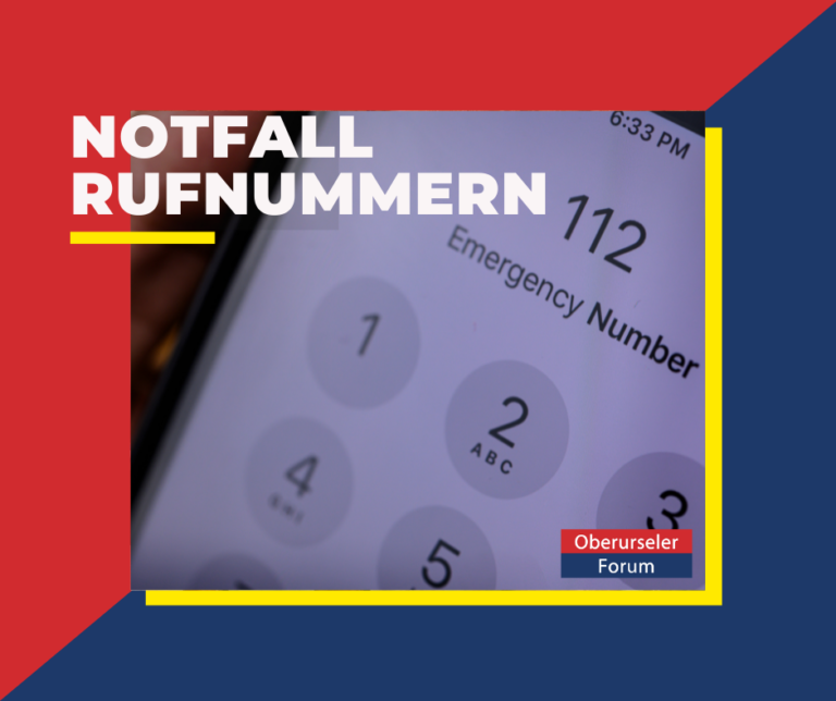 Notfall Rufnummern – Oberurseler Forum